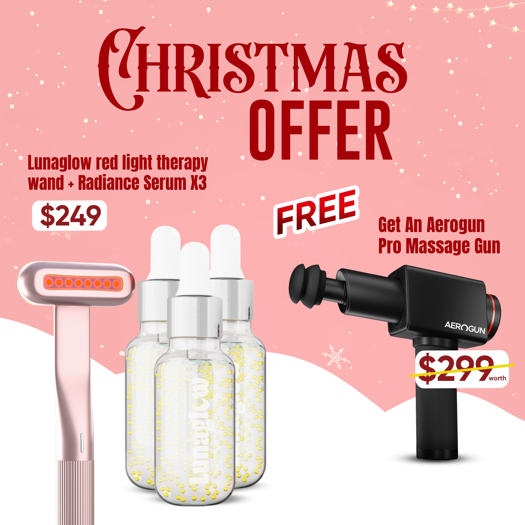 LIMITED OFFER - Free Aerogun™ massage gun pro with Lunaglow bundle ...